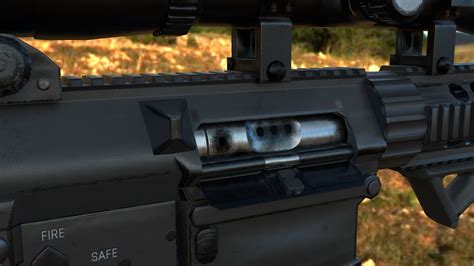 3d Model Semi Automatic Sniper Pack Vr Ar Low Poly Cgtrader