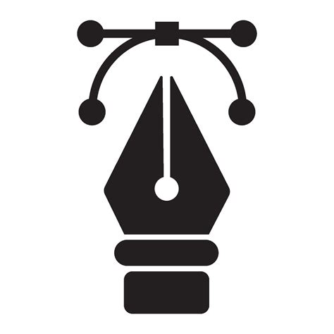 Pen Tool Icon Logo Vector Design Template 38107908 Vector Art At Vecteezy