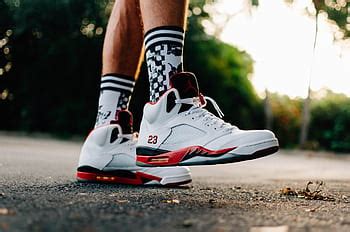 Air Jordans Fashionsportvarious Clothes Feet Footwear Shoe Shoes Sneakers One Person