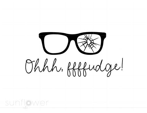 Christmas Story Oh Fudge Svg Christmas Story Broken Glasses Svg