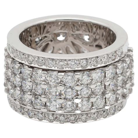 English 45 Ct F Vvs Baguette Diamond Platinum Half Eternity Ring For