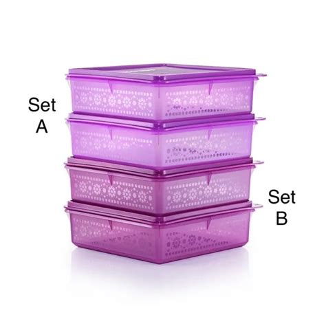 Mosaic Snack Stor 2 29l Purple Cabbage Tupperware Plus