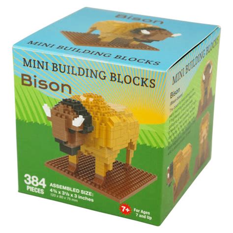 Bison Mini Block Set Wnpa National Park Store Western National Bison Mini Block Set Wnpa National Park Store Western National