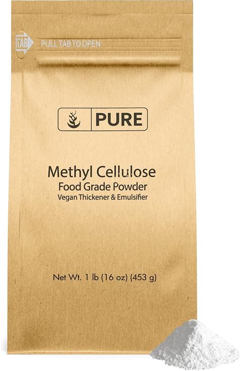 Methylcellulose Powder 1 Lb By Pure Organic Ingredients Is 100 Pure