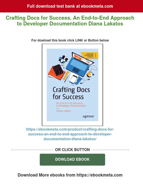 full download crafting docs for success an end to end approach to