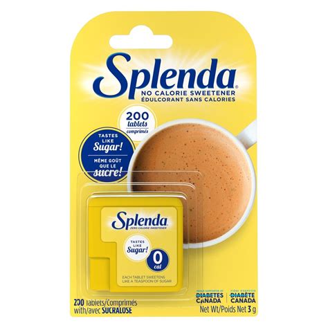 Splenda Sweetener Packets No Calorie Sweetener And Sugar Substitute
