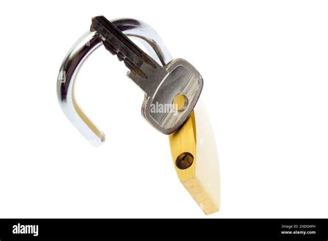 Open Padlock Opens Padlocks Stock Photo Alamy