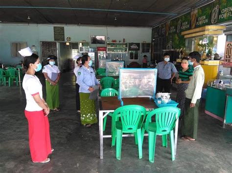 ကျောင်းကုန်းမြို့ရှိ စားသောက်ဆိုင်များအား စည်းကမ်းချက်နှင့်အညီ ရောင်းခ
