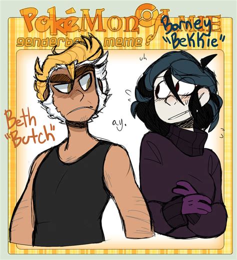 Gender Bend Meme Beth And Barney By Braincrabs On Deviantart