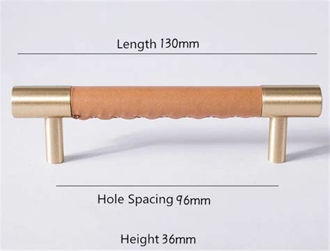 Wholesale Brass Leather Cabinet Door Handles Colorful Dresser Drawer Knobs Pulls Brass Wardrobe