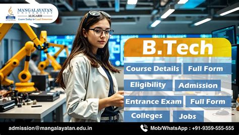 Btech Course Details Full Form Eligibility Duration And Career