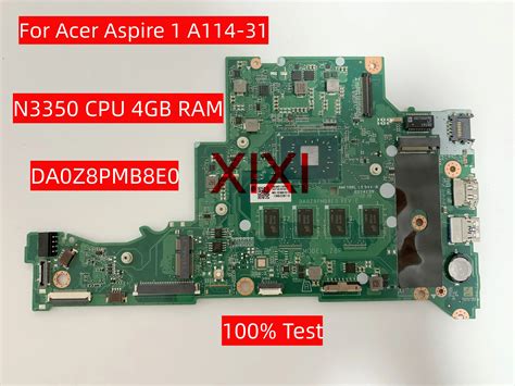 Da0z8pmb8e0 Motherboard For Acer Aspire 1 A114 31 Laptop Motherboard