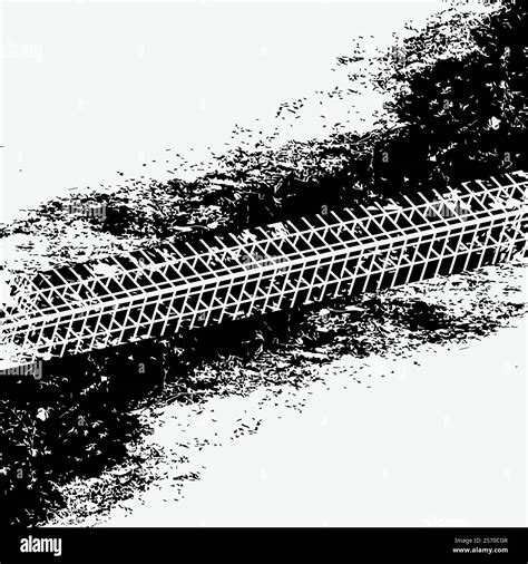 Abstract Dirty Grunge Tire Marks Stock Vector Image And Art Alamy