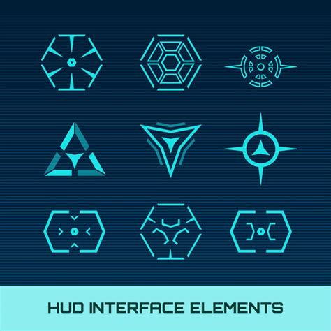 Hud Elements Vector Art Icons And Graphics For Free Download