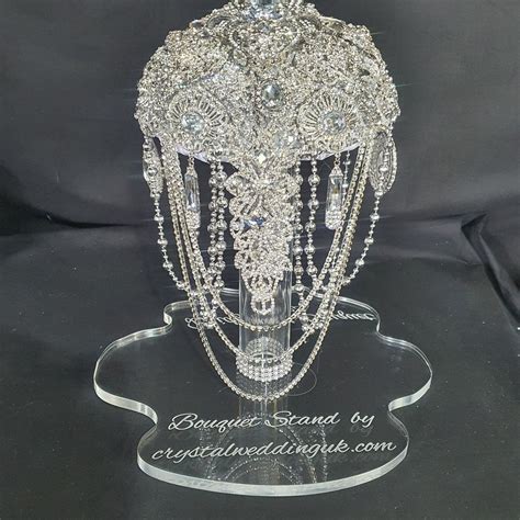 Puddle Shaped Acrylic Display Stand Personalised Bouquet Stand Holder