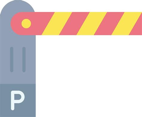 Parking Barrier Vector Icon 30372565 Vector Art At Vecteezy