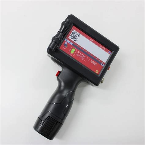 Yaomatec Portable Handheld Inkjet Printer Gun With 127mm Nozzle For Text Qr Barcode Batch