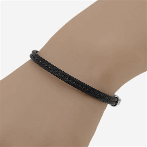Alor Stainless Steel Bangle Bracelet 04 52 0221 00 Ladies Jewelry