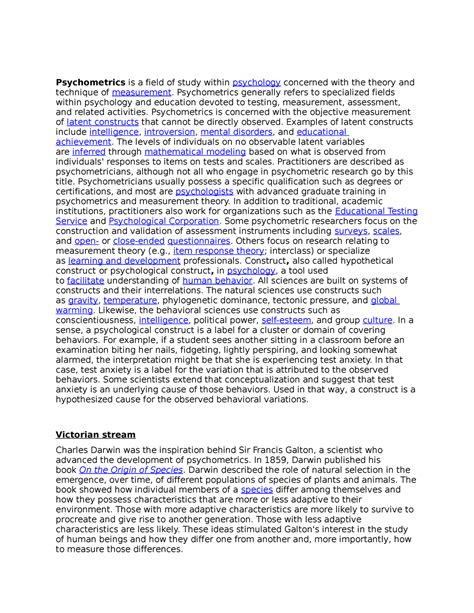 Sakshi Kalra Basic Psychometric Psychometrics Is A Field Of Study