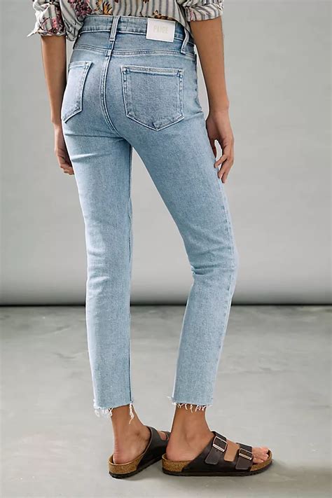 Paige Cindy Mid Rise Slim Straight Jeans Anthropologie