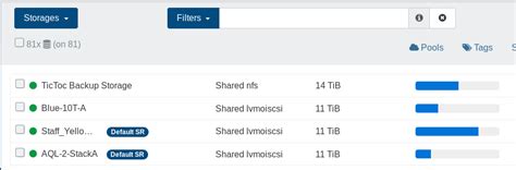 xo not displaying any storages xcp ng and xo forum