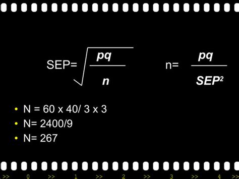 Sample Size Estimation PPT Physics Science