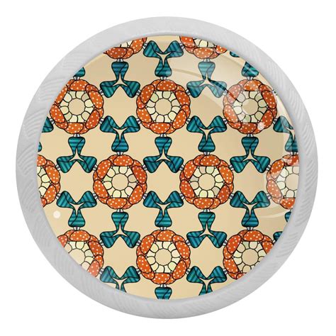 4pcs Round Mushroom Cabinet Fluorescence Knob Glowing In The Dark Furniture Drawer Pulls Handle