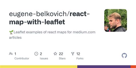 GitHub Eugene Belkovich React Map With Leaflet Leaflet Examples Of React Maps For Medium