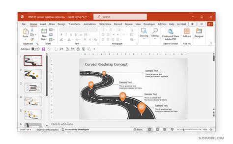 How To Create A Curved Roadmap In Powerpoint Infoupdate Org