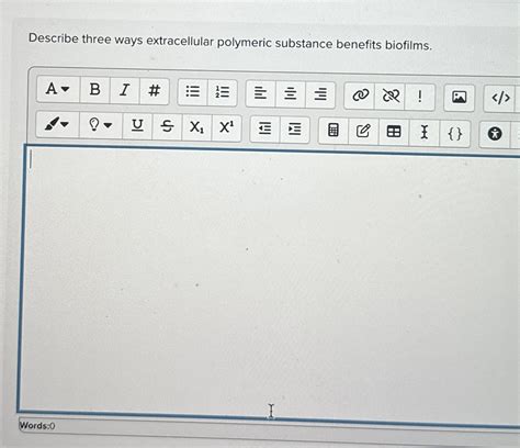 Solved Describe Three Ways Extracellular Polymeric Substance