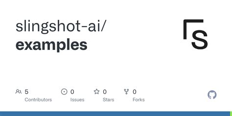 GitHub Slingshot Ai Examples