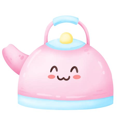 Cute Kettle Cartoon Illustration 27707016 Png