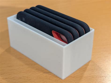 Sandisk Extreme Ssd 5 Slot Holder By Captain88 Makerworld