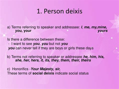 Ppt Deixis Powerpoint Presentation Free Download Id2234437