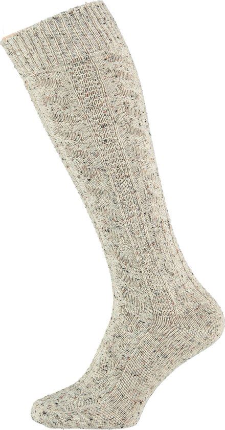 Tiroler Kniekousen Beige Maat 43 46 Tiroler Kousen Oktoberfest Heren