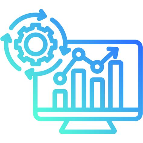 Data Processing Generic Gradient Outline Icon Data Processing Generic Gradient Outline Icon