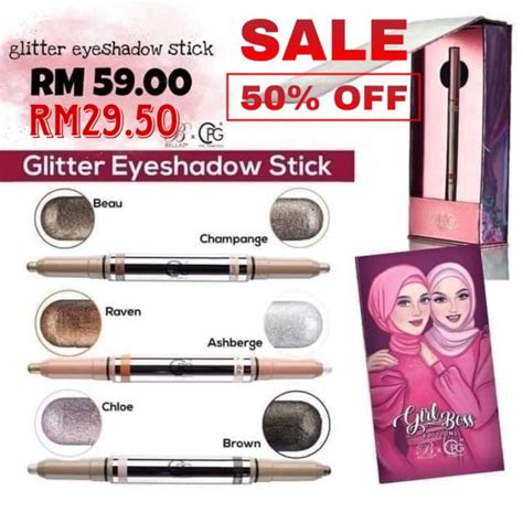 Cpg Sale 50 Glitter Eyeshadow Stick Shopee Malaysia