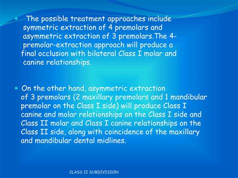 Class Ii Subdivision Treatment Journal Club Presentation Pptx