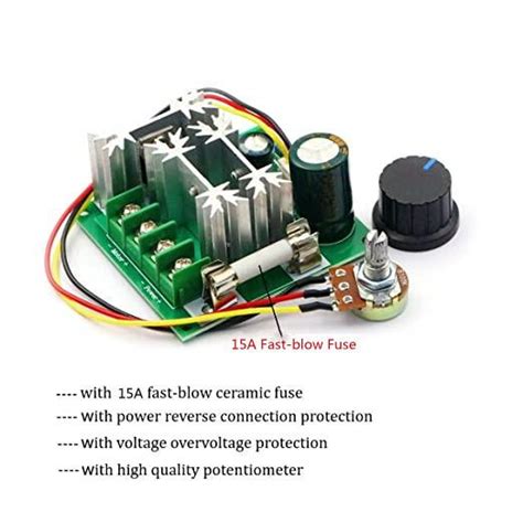 6V 90V 15A PLC DC Motor Speed Controller PWM Variable Speed Regulator Governor S China