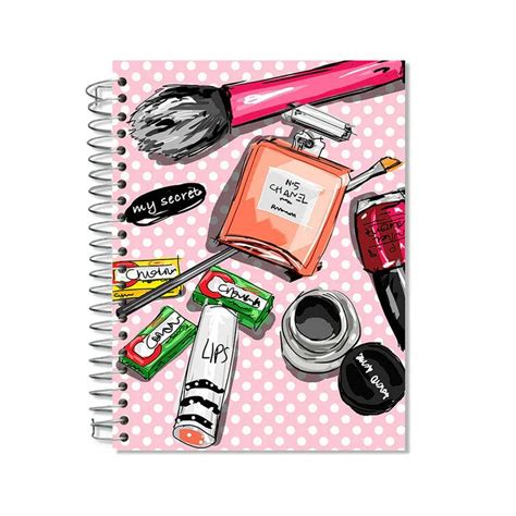 Makeup Notebook A5 Size Wire