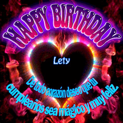 Happy BirthDay Circular Lety Tarjetas Gif Online