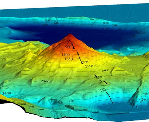 A Model For The Piip Seamount And Tracks Of The Rovs Movements Download Scientific Diagram