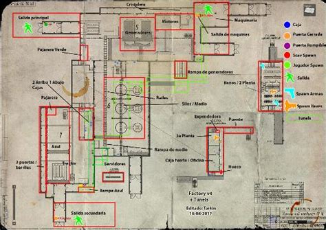 Factory Maps — Escape From Tarkov Variations And Floor Plans Gamemaps