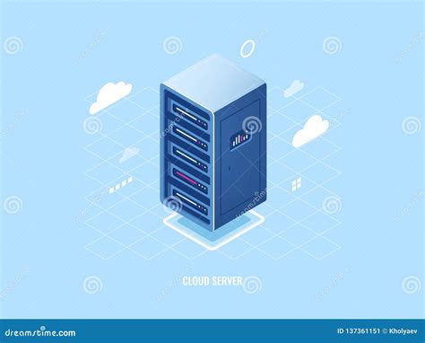 Isometric Server Stock Illustrations 19587 Isometric Server Stock
