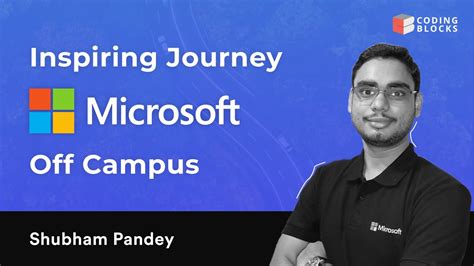inspiring journey and microsoft roadmap by shubham pandey learn to
