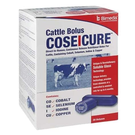 Coseicure Cattle Bolus Pack Of 20 Cvs Farm Vets Ni