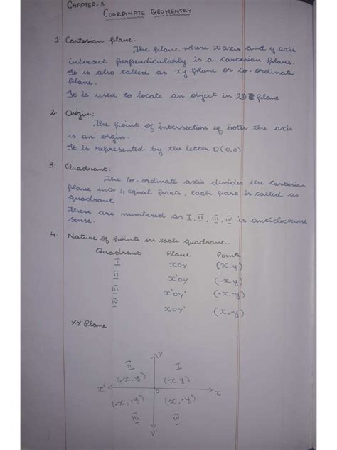 Coordinate Geomentry Pdf