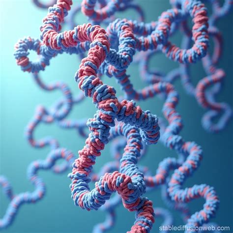 Protein Folding Process Stable Diffusion Online