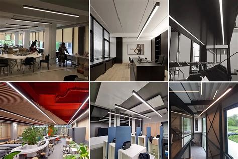 Home Decoration Interior Linear LED Ceiling Light LED Hanging Tube Light Home Decoration And