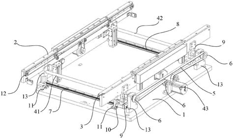 一种宽度可调的pcb板运输轨道装置的制作方法